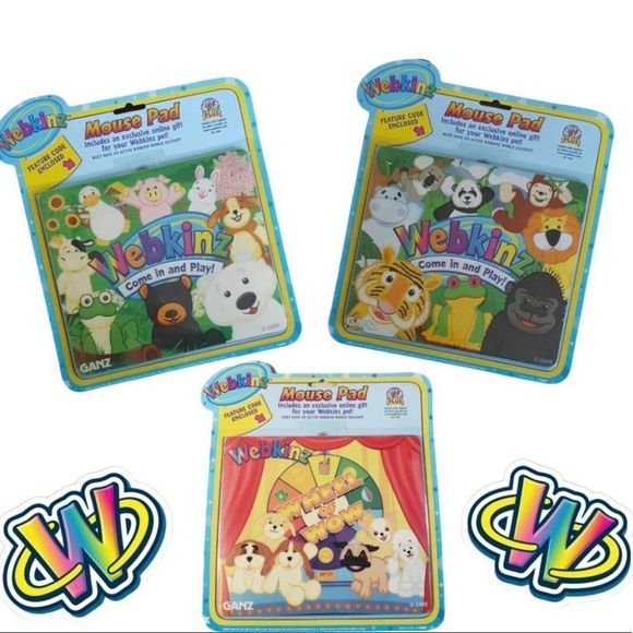 GANZ | Other | Vintage Official Webkinz Mouse Pad Choose From One Of ...